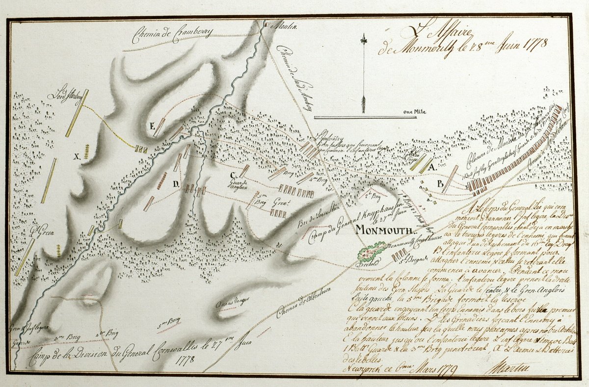 A Very Exhausting March. Philadelphia to New York, 1778. – Hessians ...