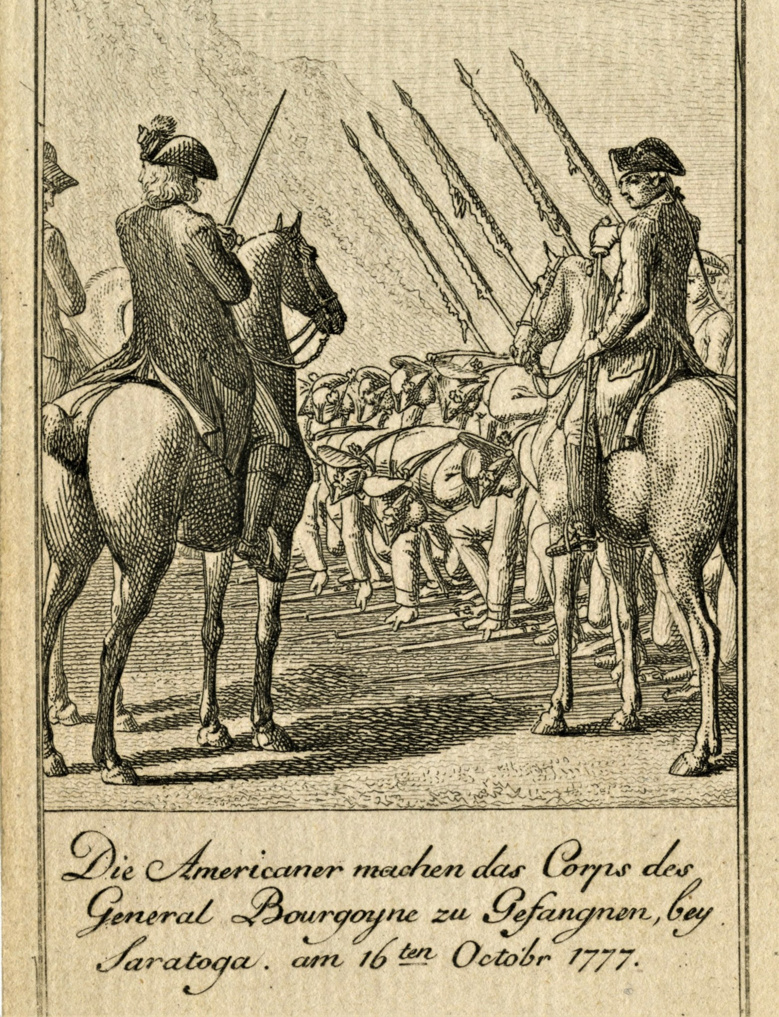 So Slender, Beautiful, and Strong. Saratoga, October 1777. – Hessians ...