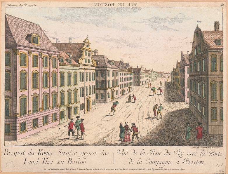 The Beautiful American Things. Boston, 1778. – Hessians – German ...